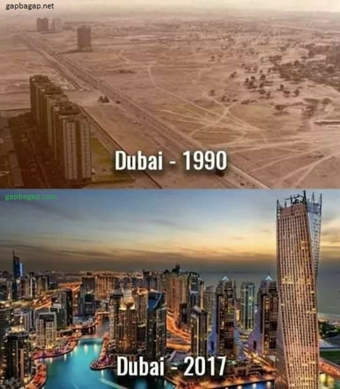 بالصور شاهد كيف تطورت دبي على مر الزمان - عين دبي